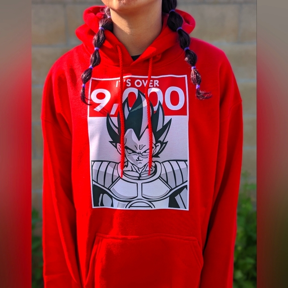 Sweaters | Dragon Ball Vegeta Its Over 900 Pullover Sweater | Poshmark